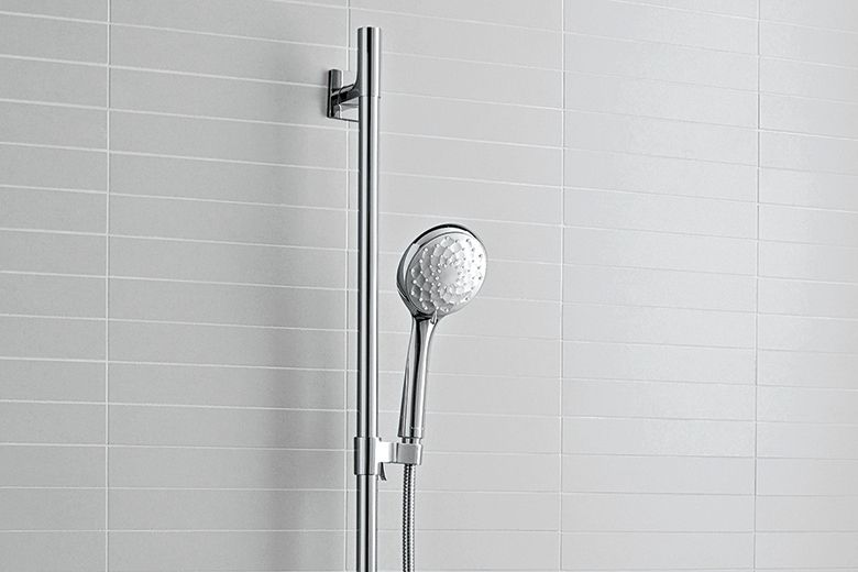 Slide-bar shower is a versatile choice for small space | The Seattle Times
