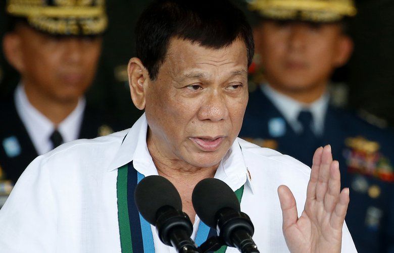 Duterte, focus of an inquiry on anti-drug slayings, withdrawing ...