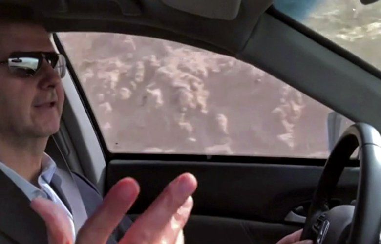 Videos show an assured Assad driving himself to Syria battle | The ...