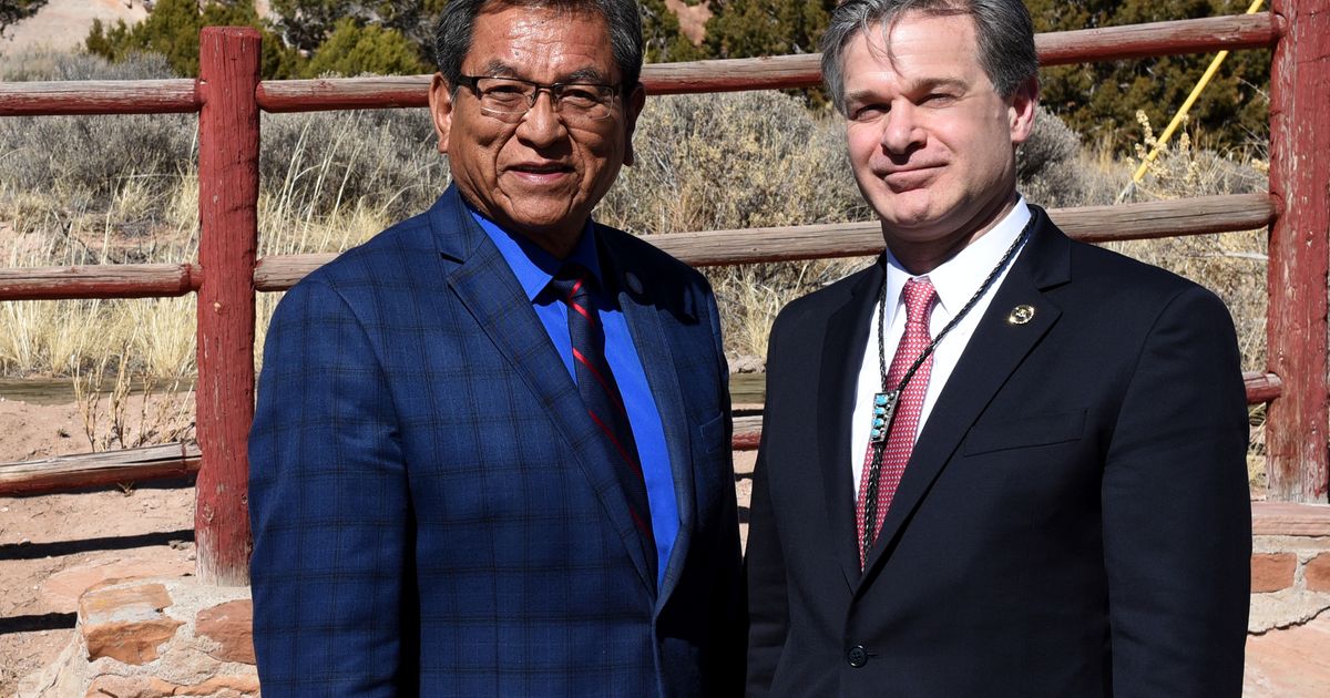 FBI director makes historic visit to Navajo Nation | The Seattle Times