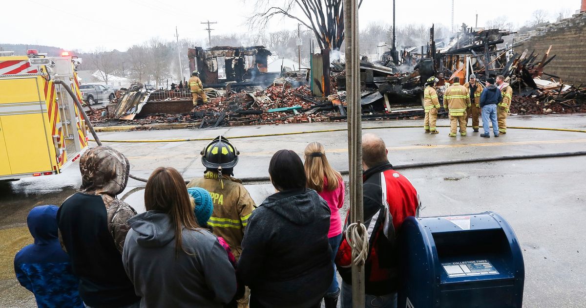Fire destroys historic Mazeppa building | The Seattle Times