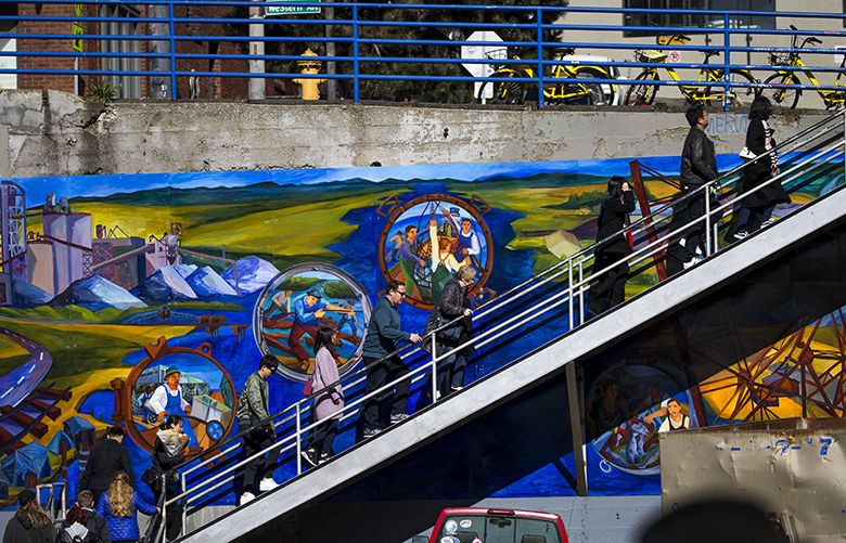 Take the stairs at Seattle waterfront for a view of Duwamish history ...