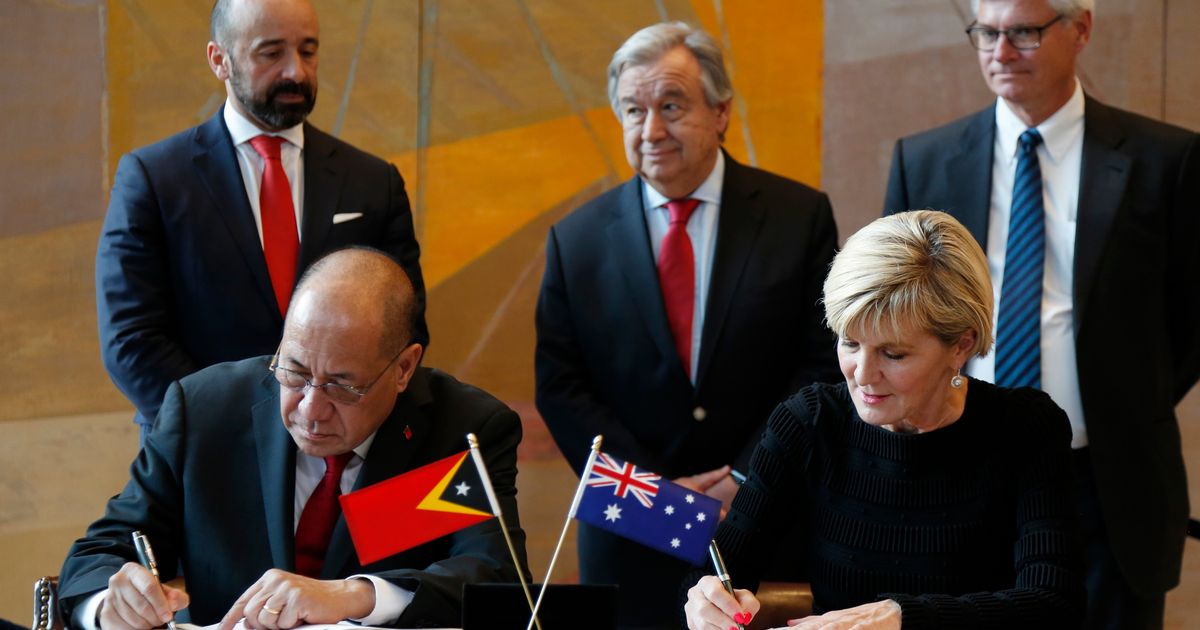 Australia and East Timor sign maritime border treaty | The Seattle Times