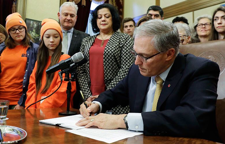 Gov. Jay Inslee signs bump-stock ban | The Seattle Times