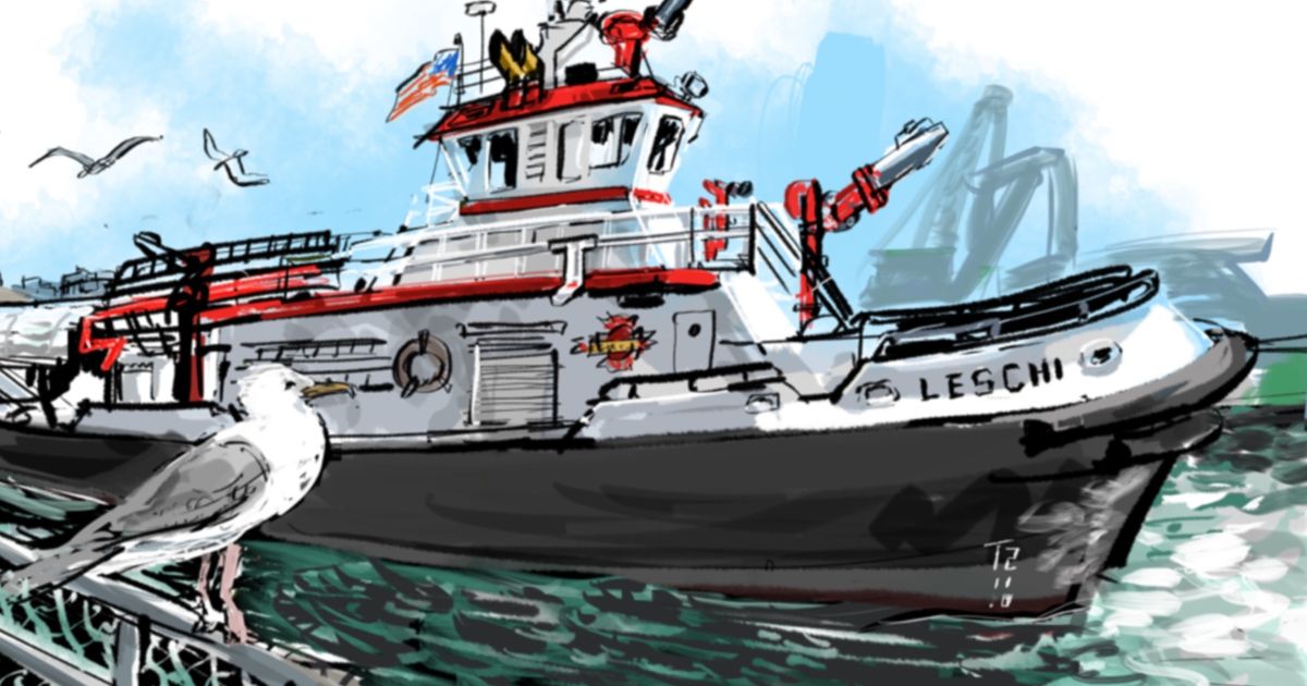 Seattle’s biggest fireboat is back at its dock as Fire Station 5 ...