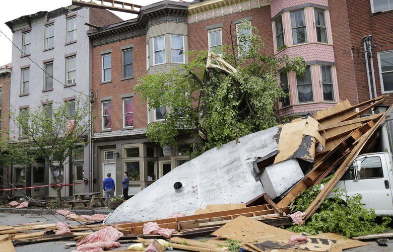 Cleanup underway a day after powerful storms pound Northeast | The ...