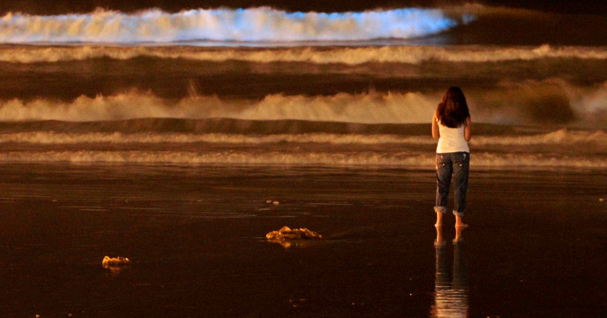 Red tide causing surf to glow in parts of California | The Seattle Times