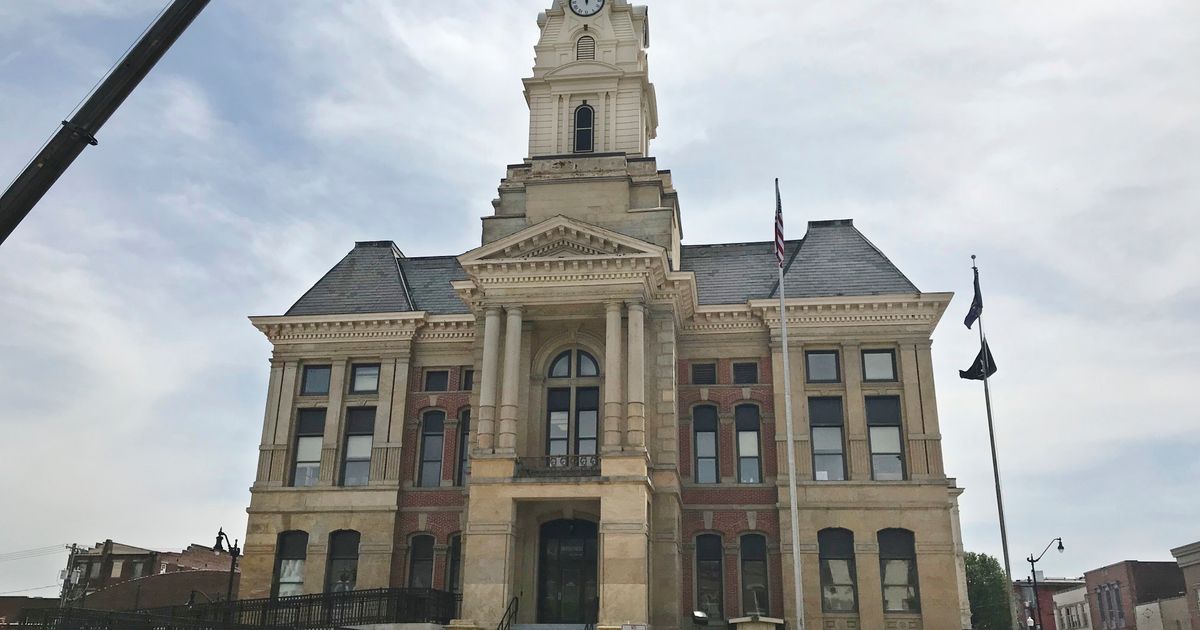 Indiana courthouse gets new clock tower, 8 decades later | The Seattle ...