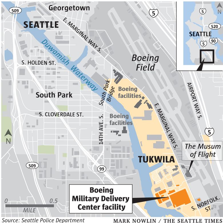 Boeing Plant 2 Map