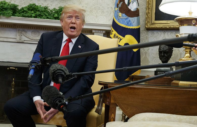 Trump defends ‘animals’ remark, says he’ll always use it | The Seattle ...