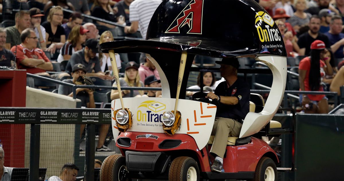 Slow ride: D-backs bullpen cart finally used in 18th game | The Seattle ...