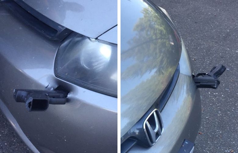 ‘It’s just crazy’: Handgun ends up embedded in car’s bumper on I-5 ...
