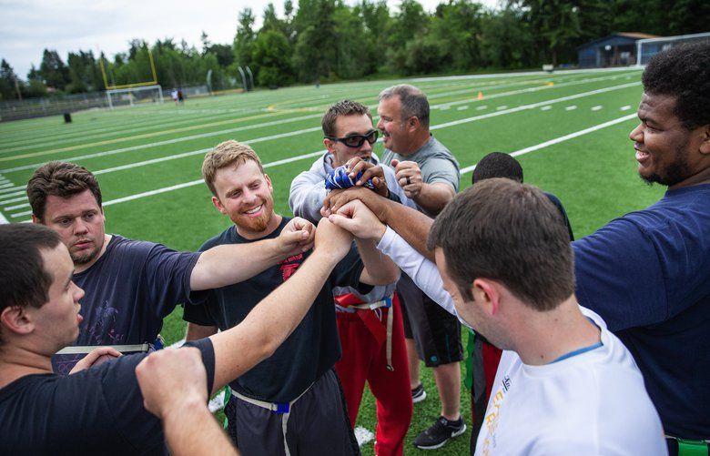 Unified sports teams like this Federal Way flag football squad ...