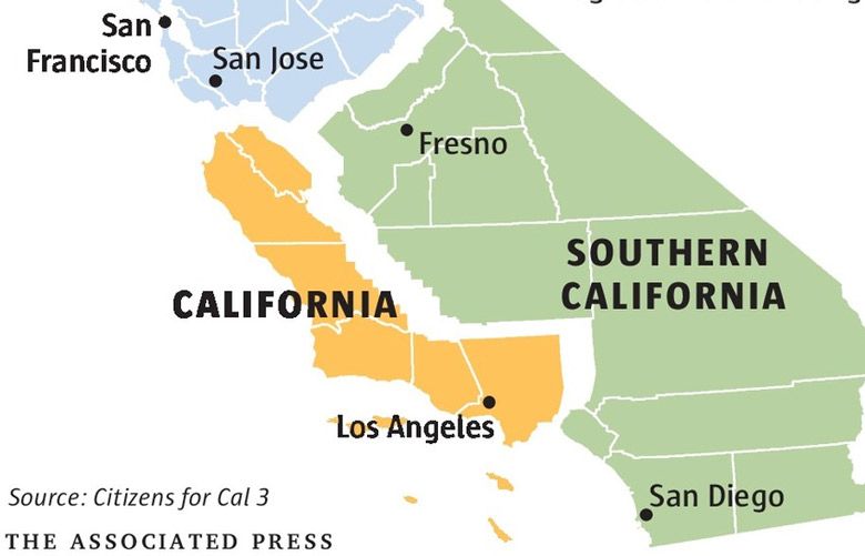 Big hurdles for bold push to split California into 3 states | The ...