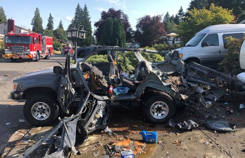 ATF investigating after SUV explodes in Federal Way | The Seattle Times