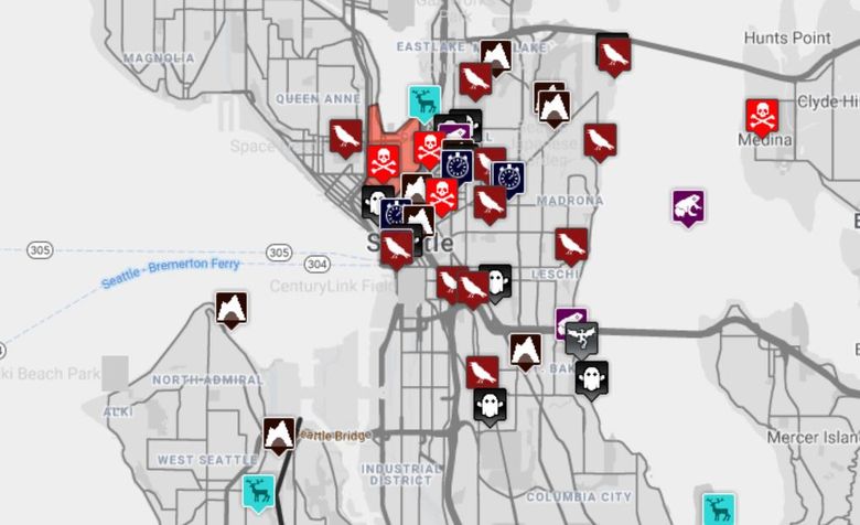 Explore Seattle’s map of ‘high weirdness’: Ghost canoe, rumored troll ...