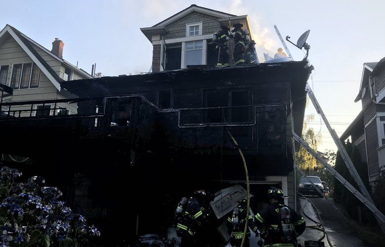 House fire in historic Queen Anne neighborhood sends two to hospital ...