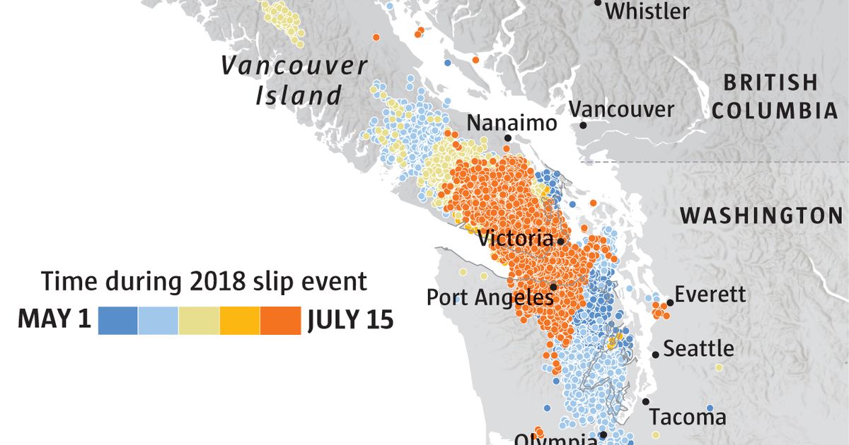Tremors shove Washington westward, offer clues into next big earthquake ...