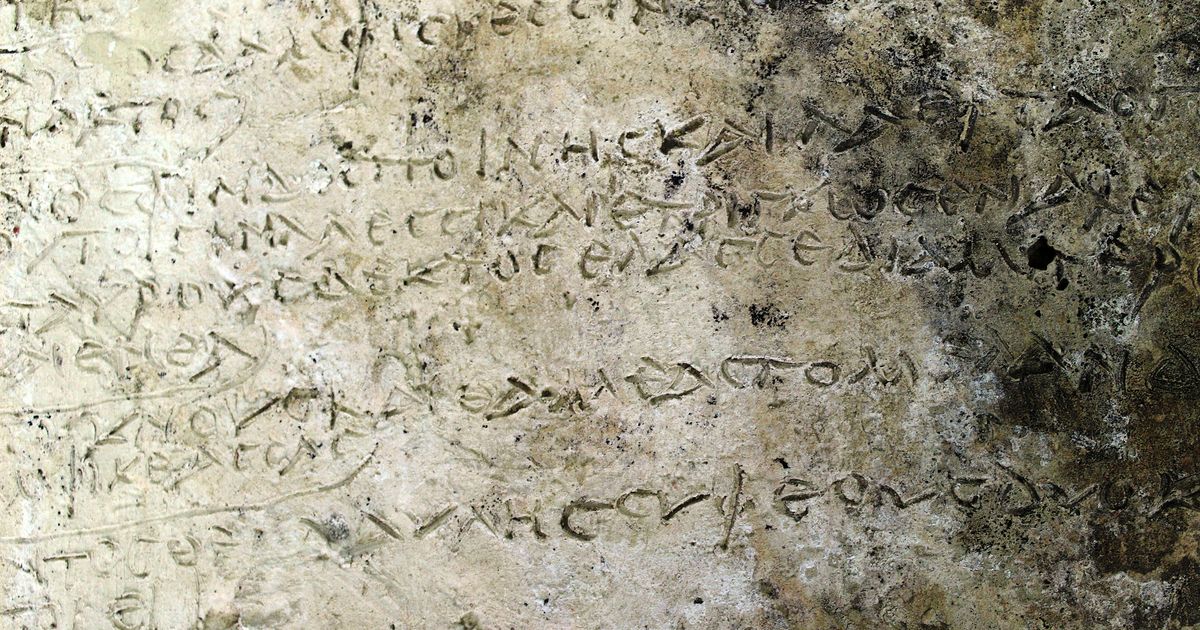 Greece: clay slab writing could be oldest Odyssey excerpt | The Seattle ...