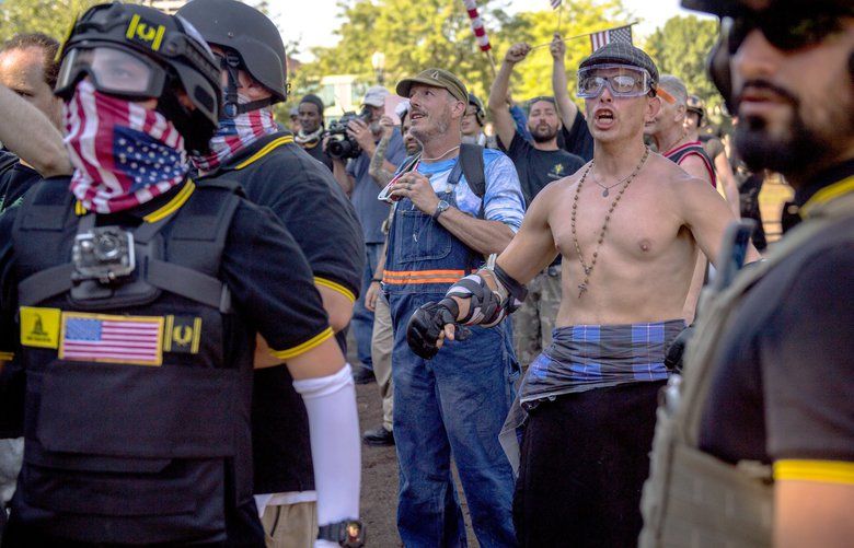 Patriot Prayer, Washington 3 Percenters plan Saturday rally in downtown ...