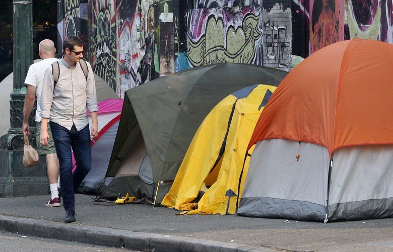 Seattle increasing removals of homeless encampments | The Seattle Times