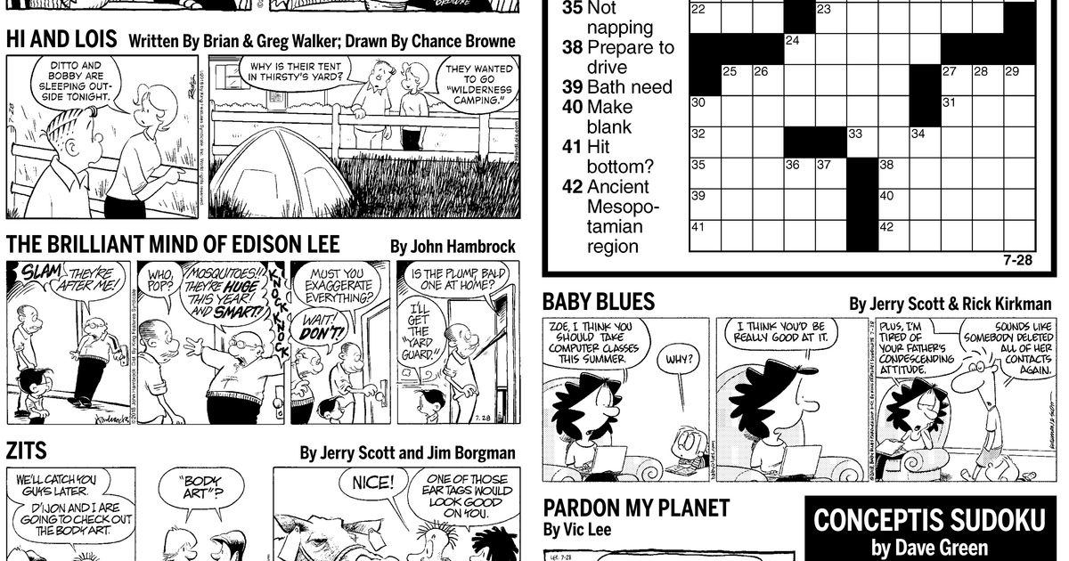 Paper blames newsprint tariffs for dropping Sunday comics | The Seattle ...