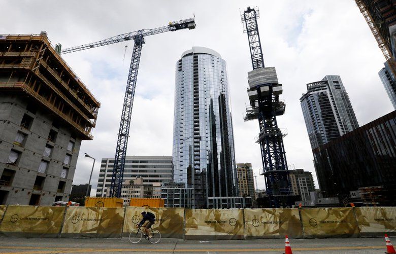 Pace of downtown Seattle construction back on the rise | The Seattle Times