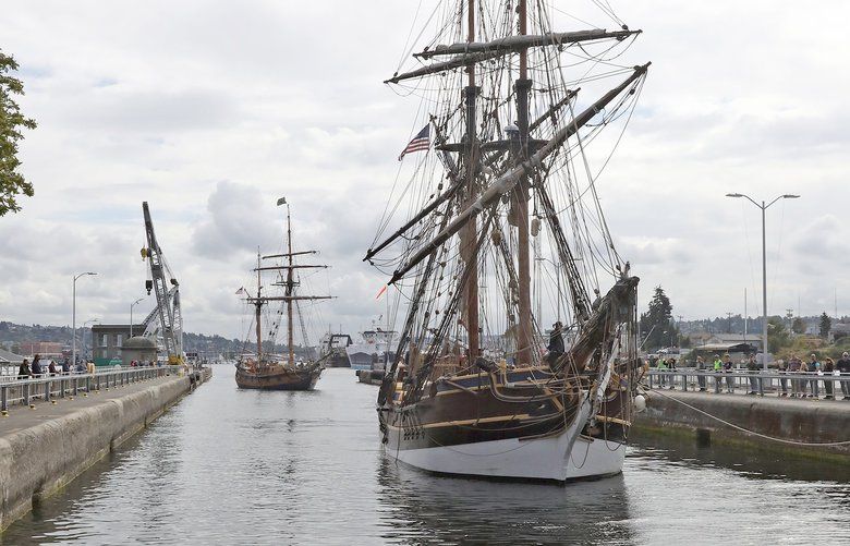 Tall ships head out after Lake Washington visit | The Seattle Times