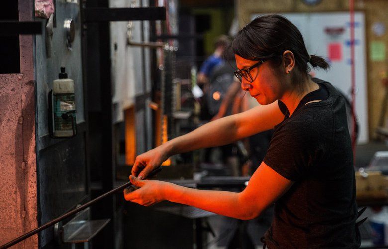 Photos: Glass blowing with the pros | The Seattle Times