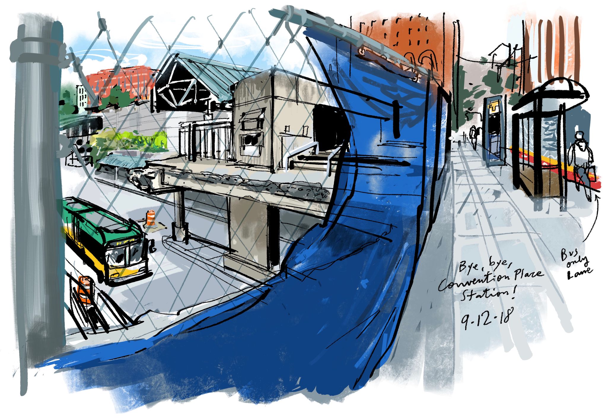 Seattle’s Convention Place bus station is going, going, almost gone ...