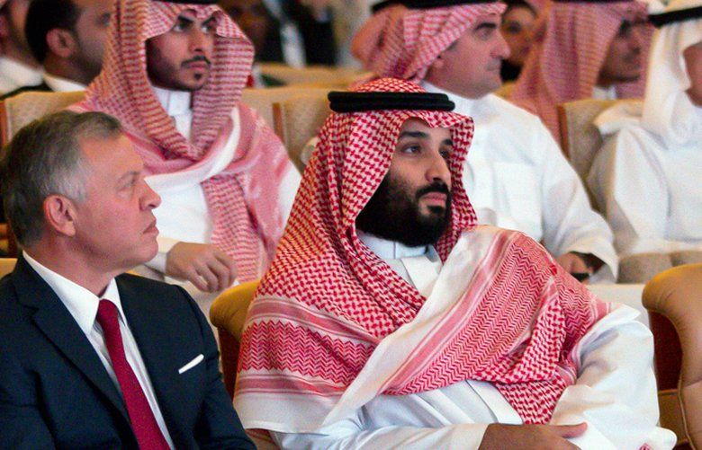 Standing ovation for Saudi crown prince thrusts conference attendees ...