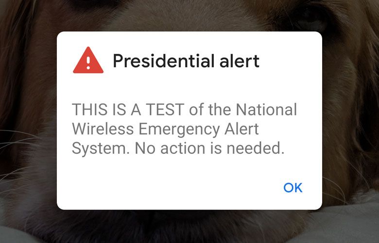 What was that ‘presidential alert’ test that appeared on your cell ...