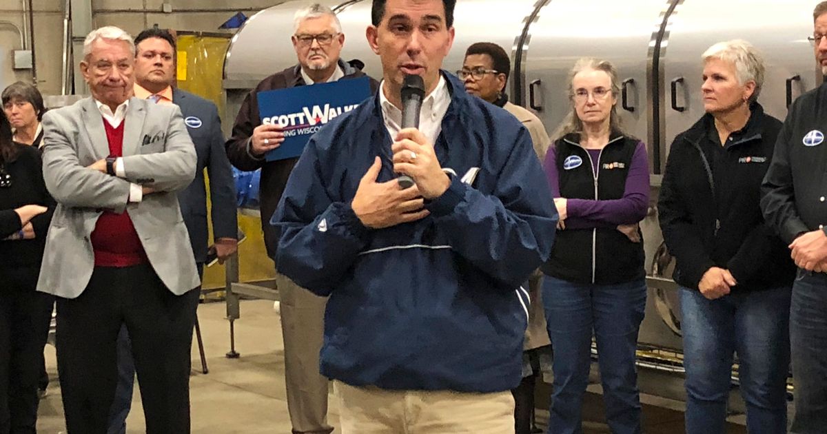 Wisconsin’s Walker confronts dire political outlook | The Seattle Times