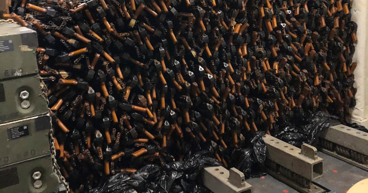 UN investigators check weapons seized by US Navy ship | The Seattle Times