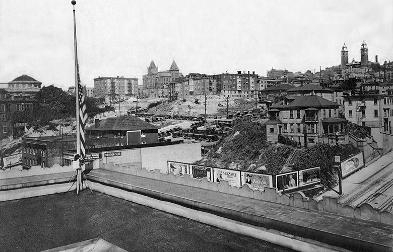 A rare rooftop view of First Hill in 1917 | The Seattle Times