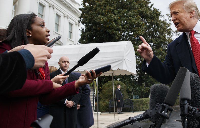 Trump demeans three black female reporters in two days | The Seattle Times