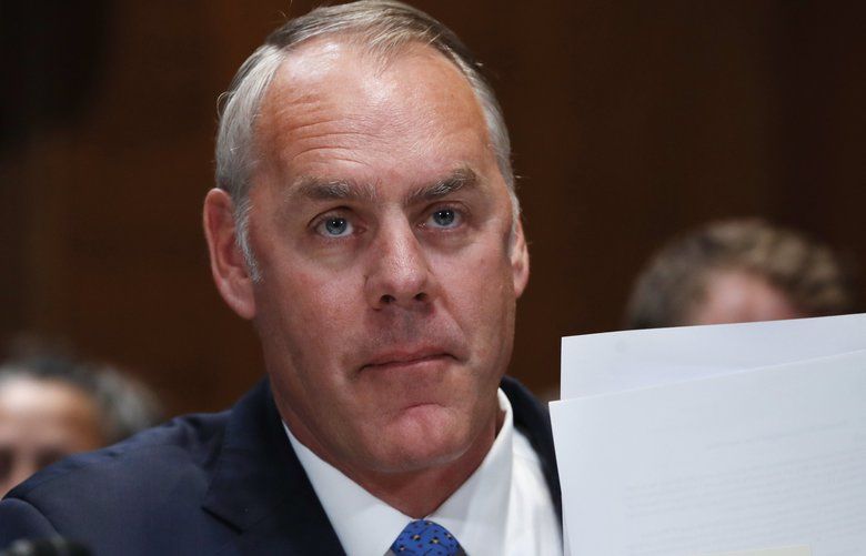 APNewsBreak: Watchdog clears Zinke in Utah monument probe | The Seattle ...