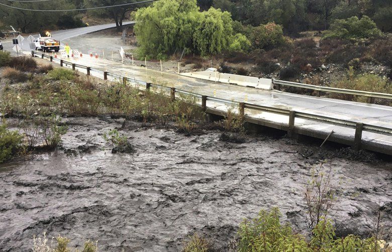 Flooding hits Northern California area scarred by wildfire | The ...