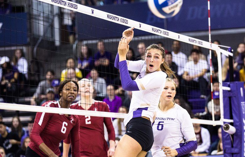 Husky volleyball team swept at home by No. 2 Stanford | The Seattle Times