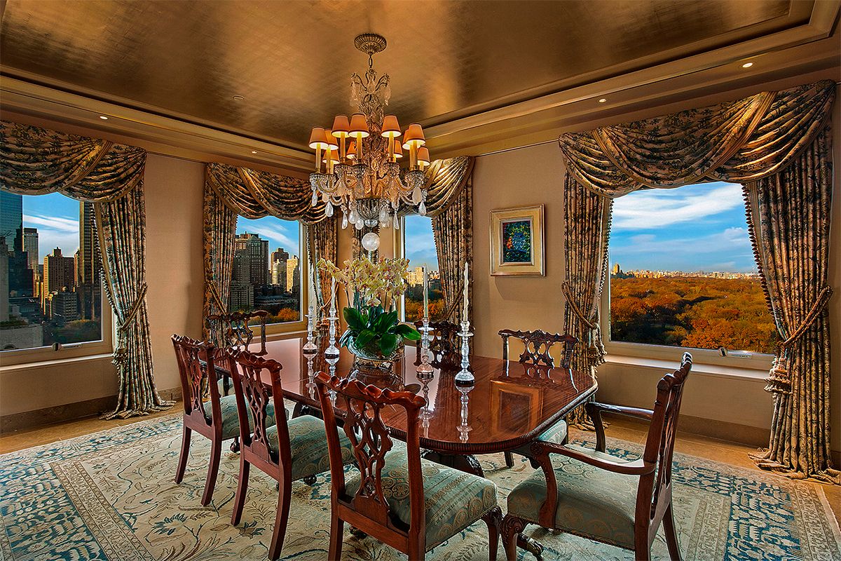 central park corner dining set