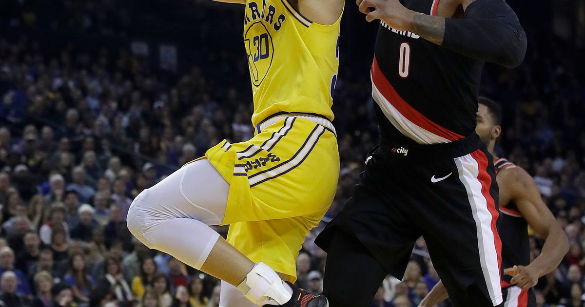 Lillard’s 3-pointer in OT lifts Blazers over Warriors | The Seattle Times