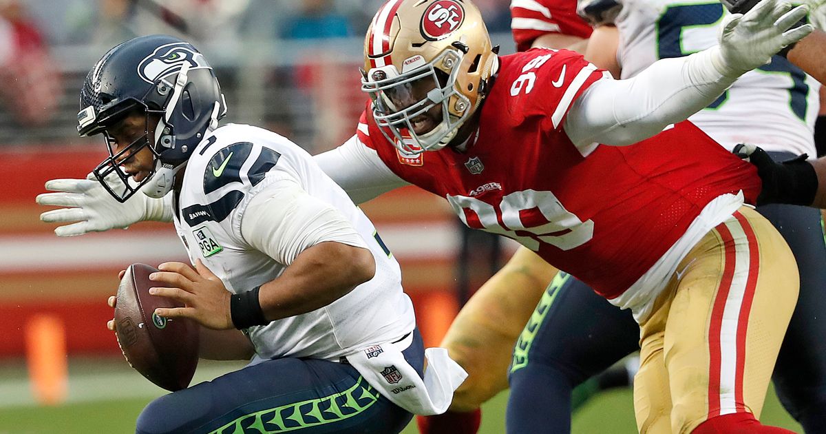 49ers DL Buckner finally turns pressure into sacks | The Seattle Times