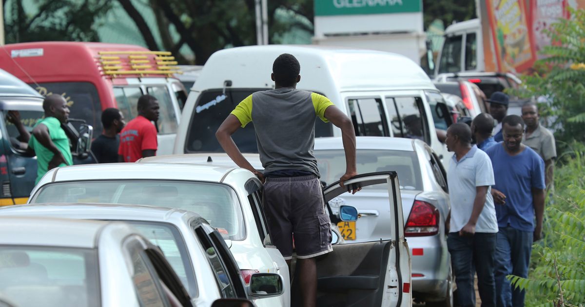 Zimbabwe president doubles price of gas as fuel crisis bites | The ...