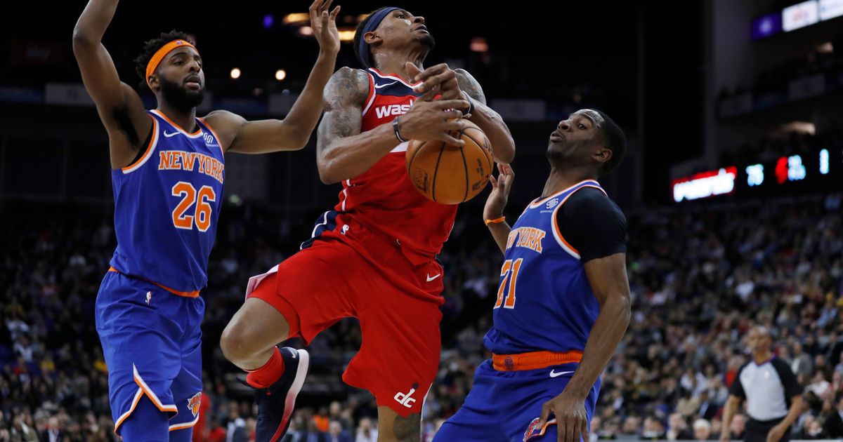 Knicks’ last-second goaltend gives Wizards win in London | The Seattle ...