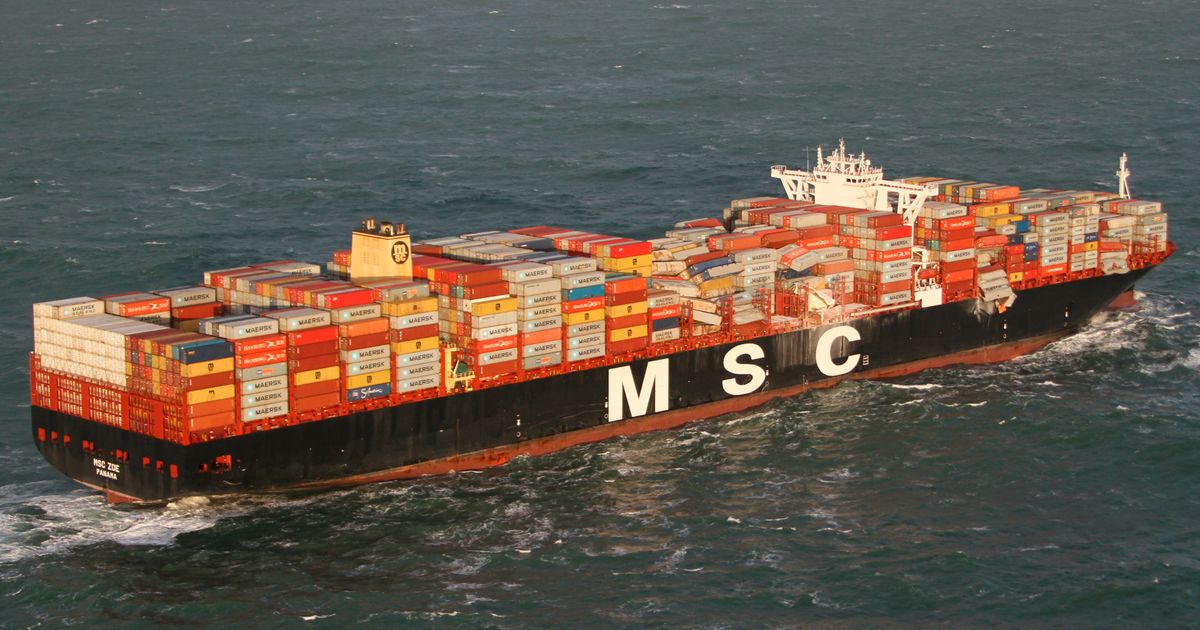 Operation begins to lift sunken containers off Dutch coast | The ...