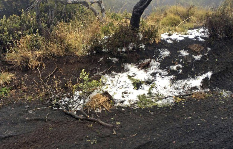 Strong storm brings damage — and snow — to Hawaii | The Seattle Times