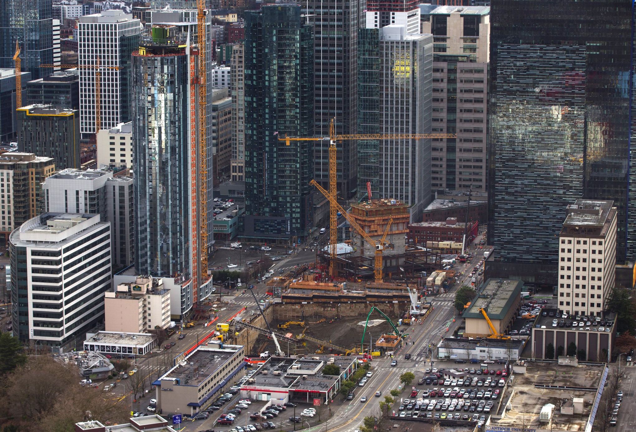 Downtown Seattle Construction