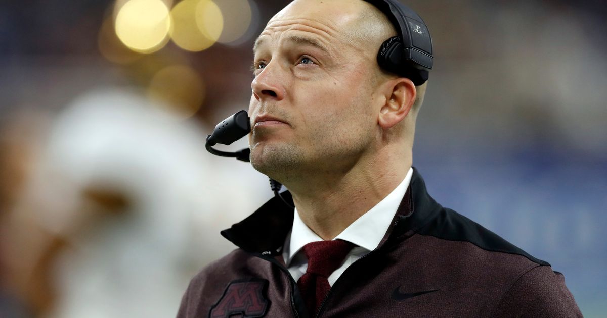 Minnesota’s Fleck ‘saddened’ by criticism from ex-coach | The Seattle Times