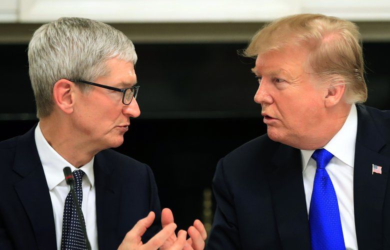 Trump defends ‘Tim Apple’ comment, says he was saving time | The ...