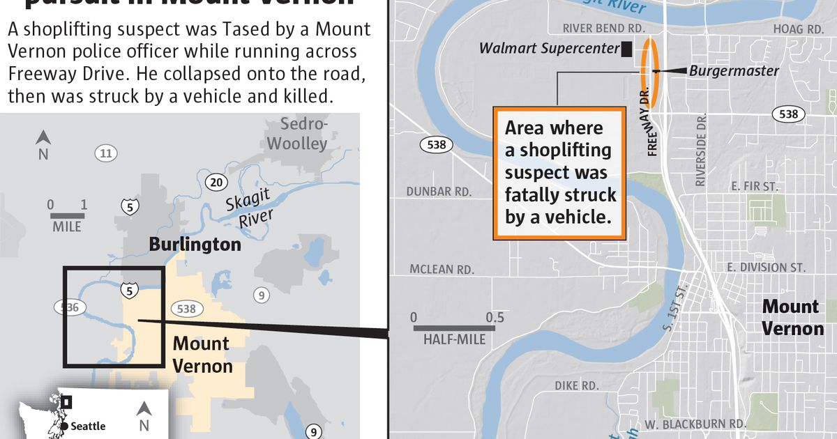 Shoplifting suspect fatally hit by car after being Tased by Mount ...